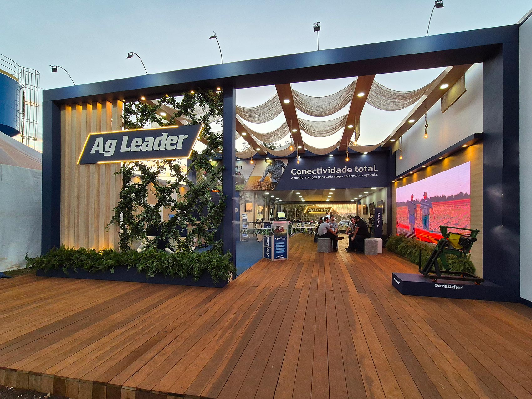 Stand AG Leader - Agrishow - Montagem de Stands para Eventos